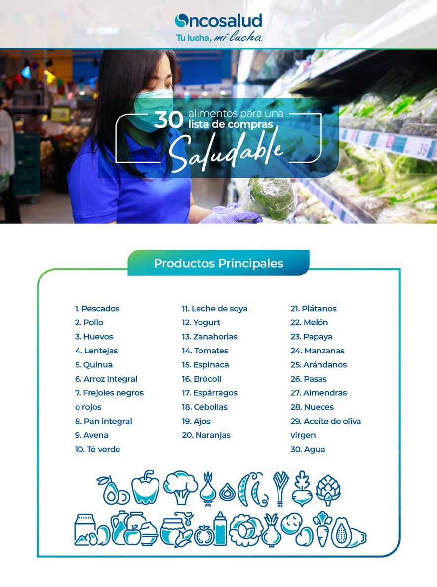 Tips para armar una lista de compras saludables