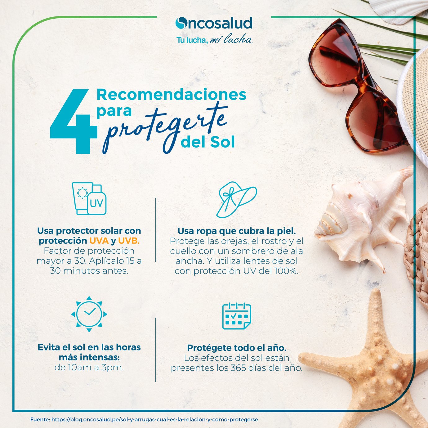 Sol y arrugas: ¿cuál es la relación y cómo protegerse?