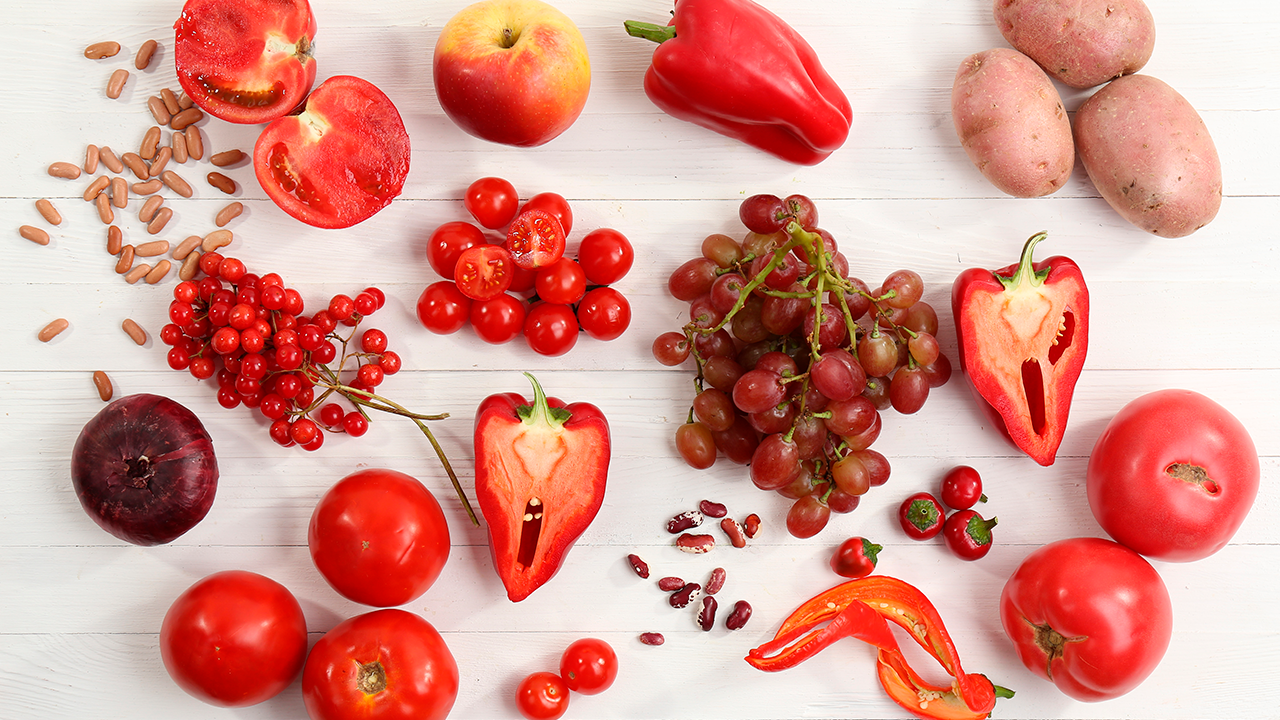 Cuáles son las propiedades de los alimentos según su color